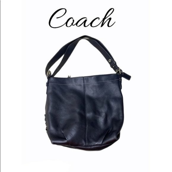 Coach | Bags | Coach Black Leather Hobo C76f15064 | Poshmark